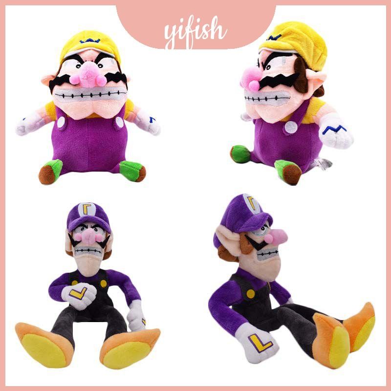 Mario Bros Super Wario And Waluigi Plush Dolls Cozy Stuffed Toys For ...