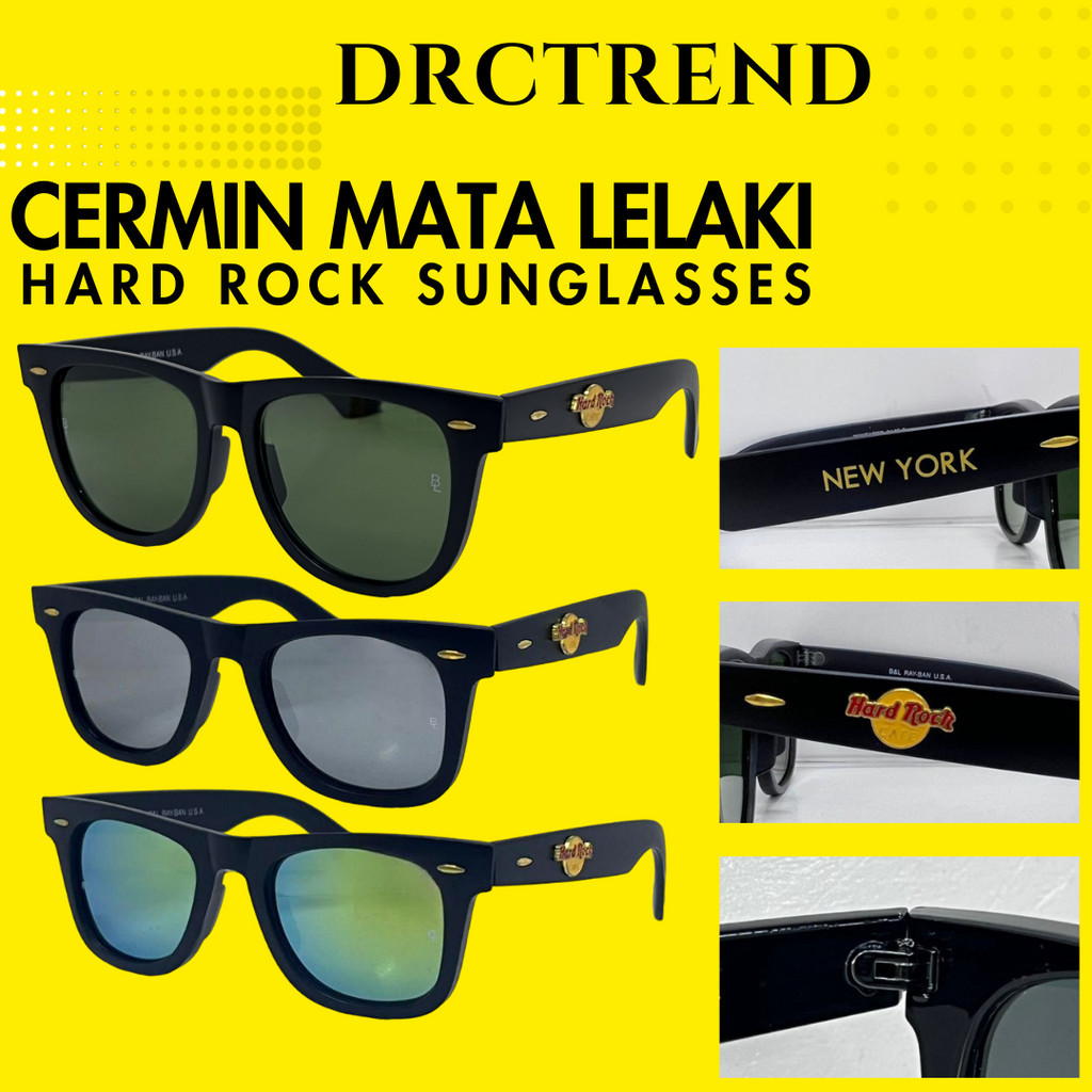 HARD ROCK SUNGLASSES WF CERMIN MATA LELAKI WF SUNGLASSES FOR MEN SPEK ...