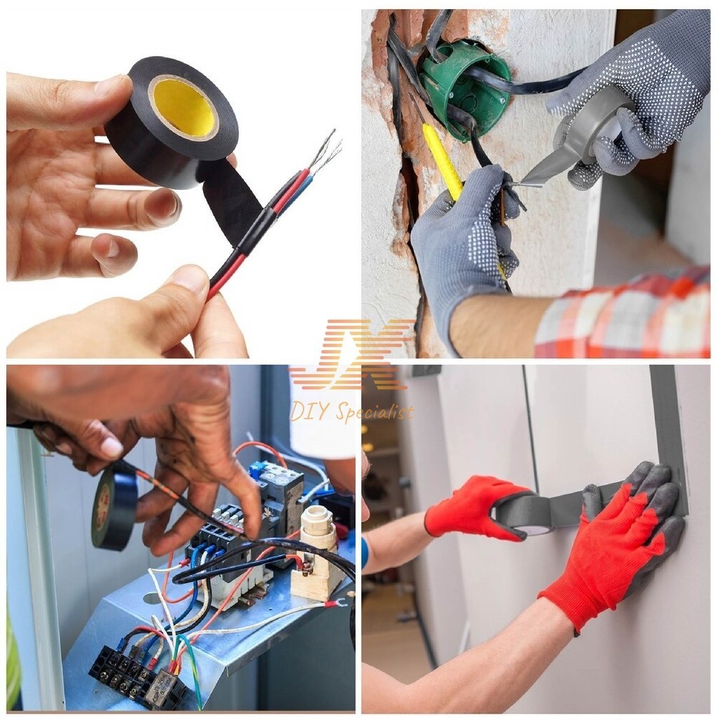 PVC Insulation Tape Strong Adhesive Electrical Tape Electric Work ...