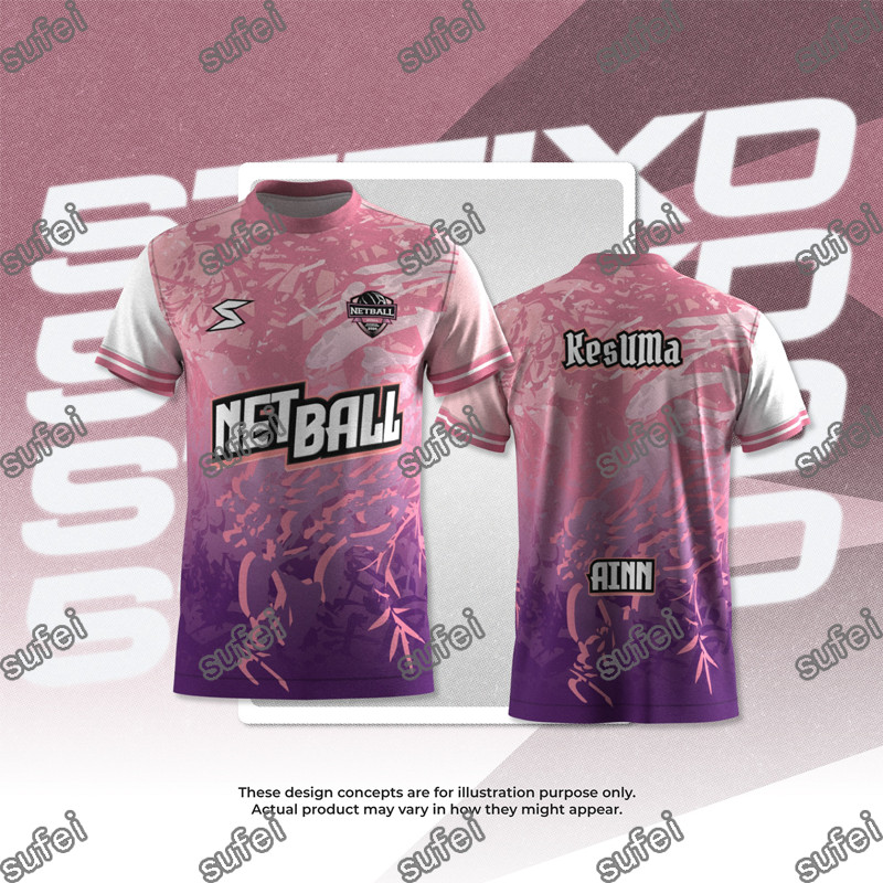 [𝐅𝐑𝐄𝐄 𝐂𝐔𝐒𝐓𝐎𝐌 ]2024 Sufei NETBALL Choii Sublimation Jersey Jersey ...