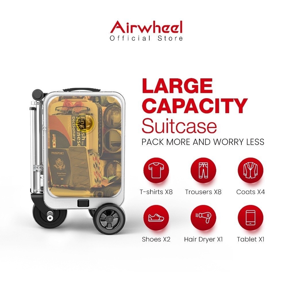 Airwheel SE3miniT Electric Luggage Men's and Women's Riding Student ...