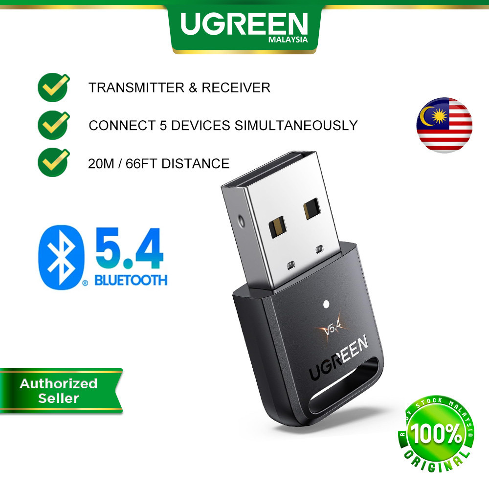 Ugreen Usb Bluetooth 54 Adapter Nano Usb Wireless Dongle Plug And Play Win 11 10 8 7 Headphone