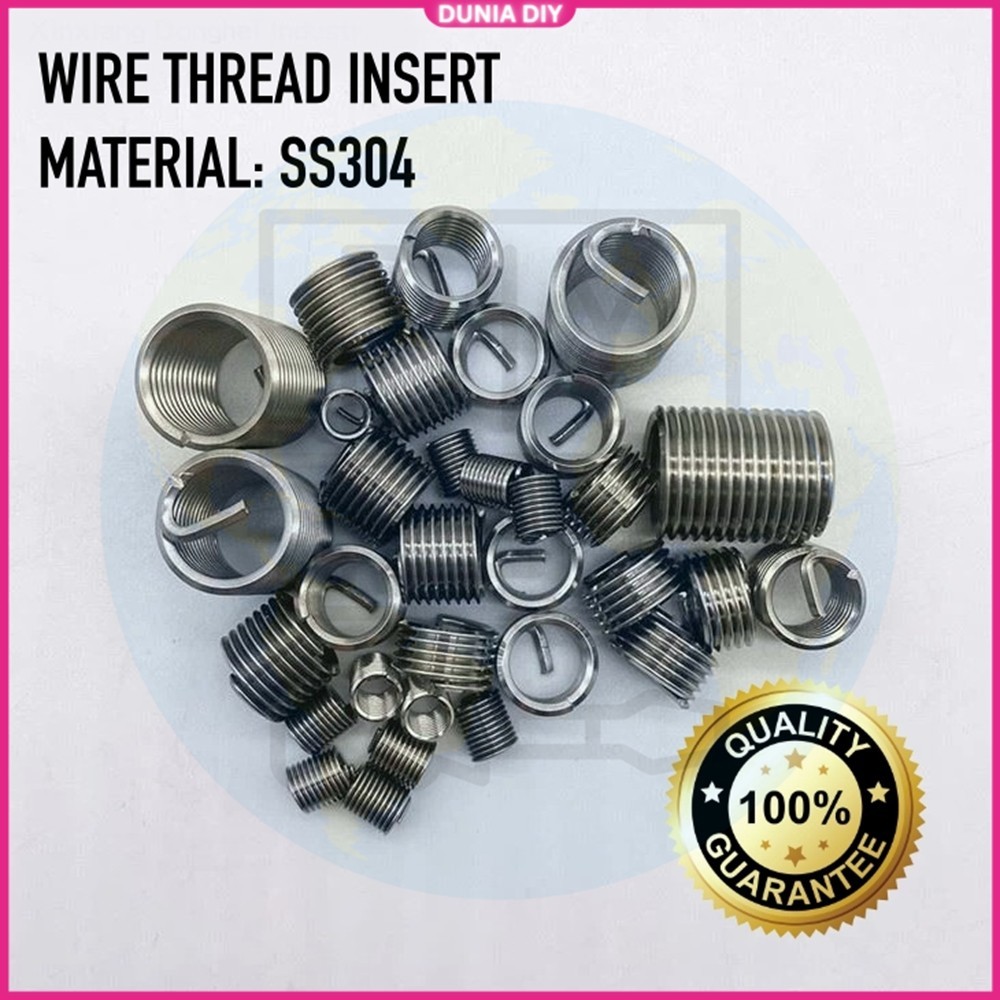 Helicoil Threaded Insert M5/M6/M8/M10/M12 Stainless Steel Thread Repair ...