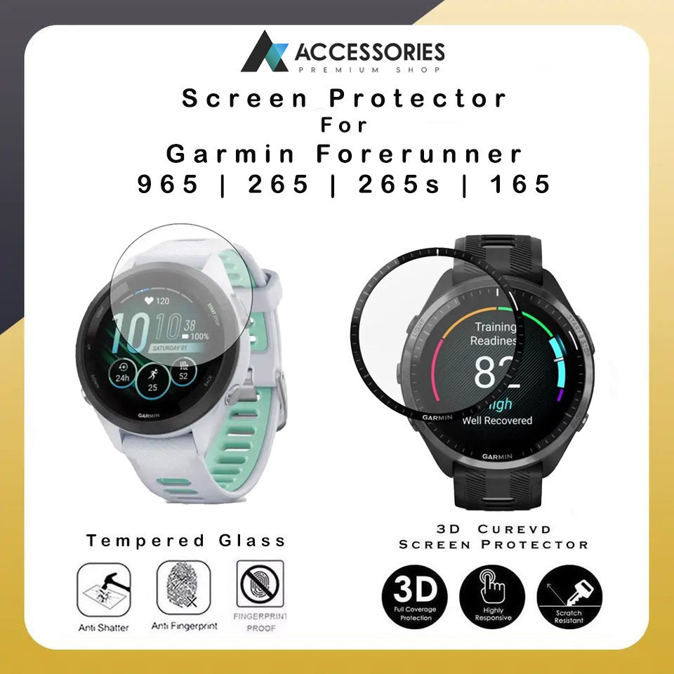 3D Full Cover Screen Protector Film/Tempered Glass Protector For Garmin ...