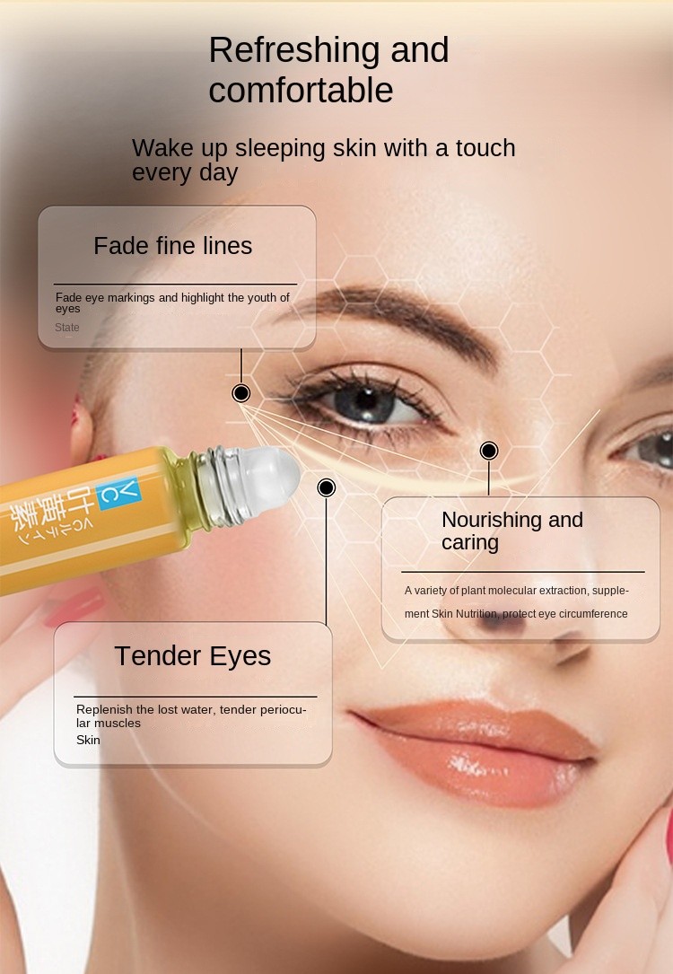 Dinkiss Lutein Eye Serum Brightens and smooths reduces wrinkles and eye ...