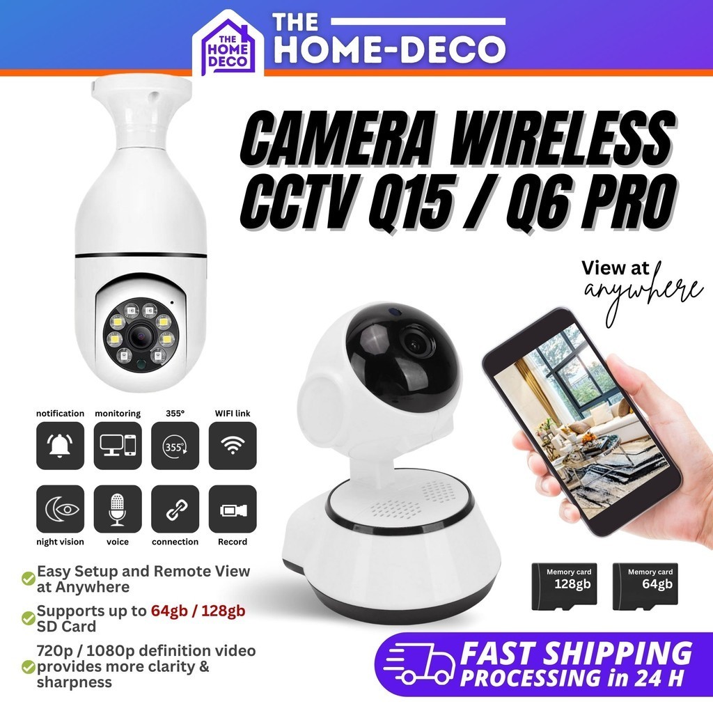 CCTV Wireless Camera Mini WiFi Security 1080p Night Version Two Way ...