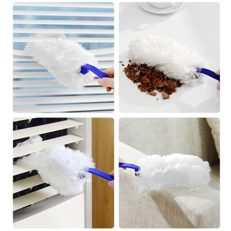 10Pcs Disposable Electrostatic Duster - Magic Dust Cleaner With Handle ...