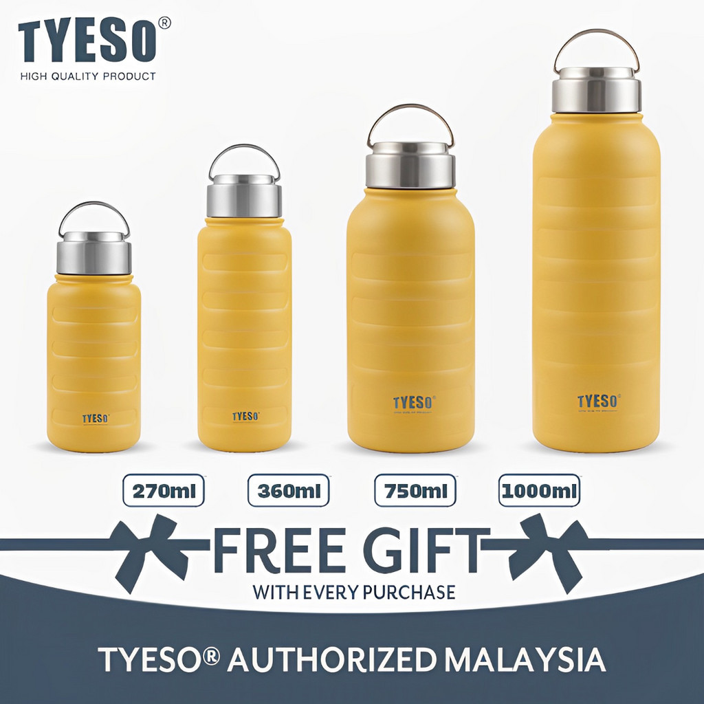 TYESO Vacuum Insulated Tumbler (270/360/750/1000ml) TS-8832/TS-8833/TS ...