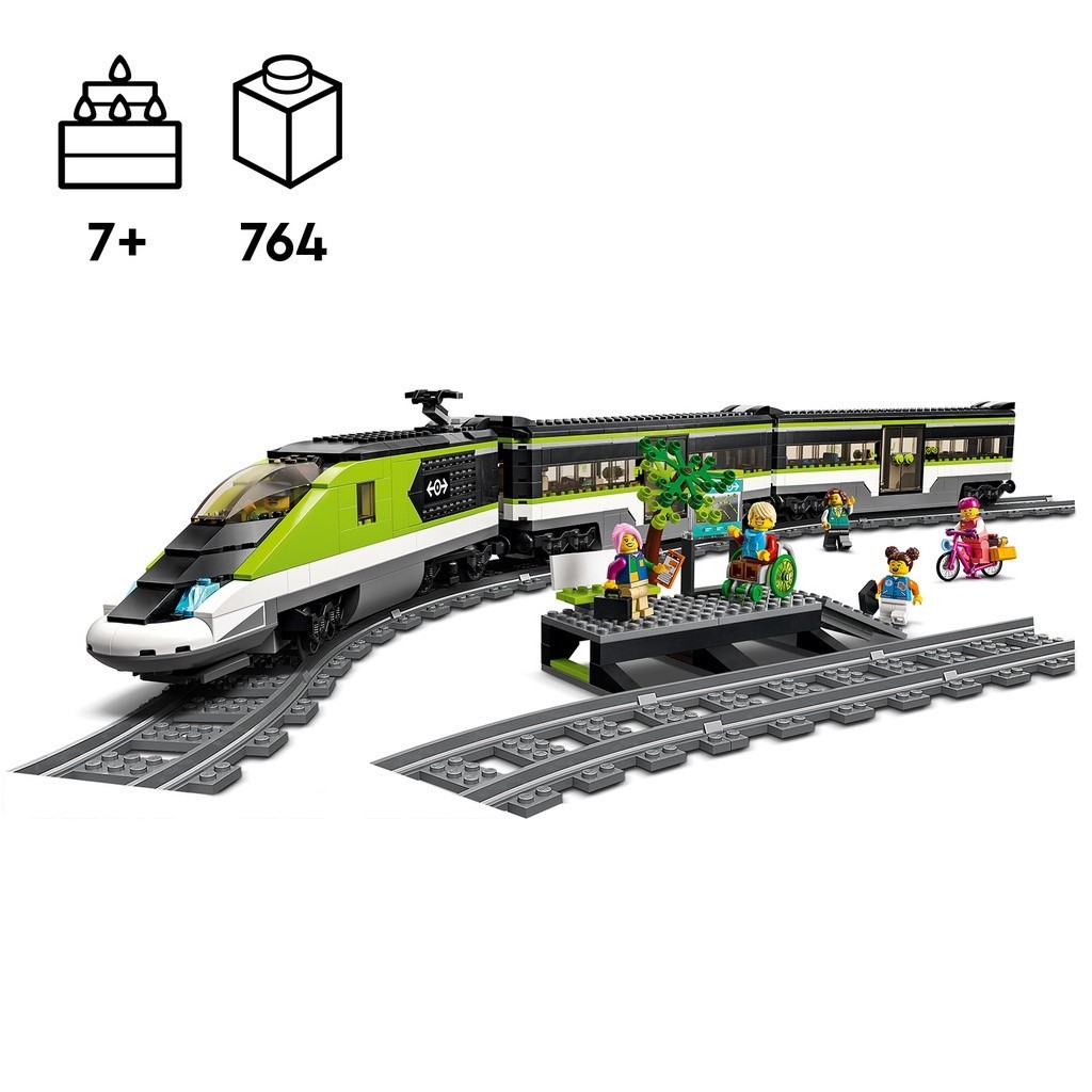 LEGO City Express Passenger Train Building Kit (764 Pcs) 60337 | Shopee ...