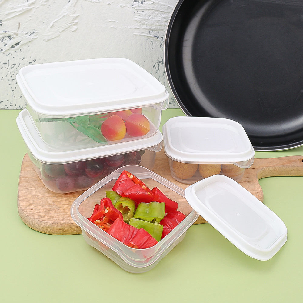 Multipurpose Transparent PP Plastic Food Sealed Storage Box with Lid ...