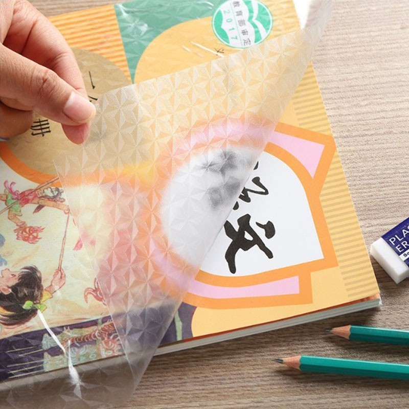 Book Cover 10/30 Sheets Frosted Self-adhesive Frosted Book Film Transparent Waterproof Primary ...