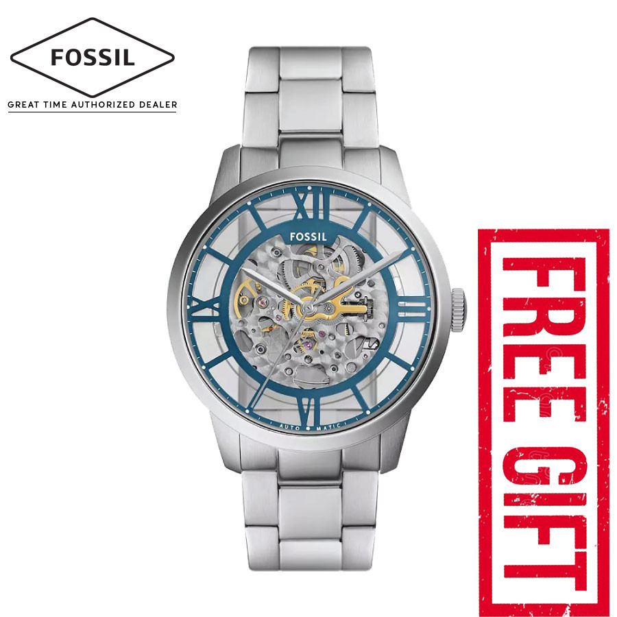 [Official Warranty] Fossil ME3260 Men's Townsman Automatic Stainless ...