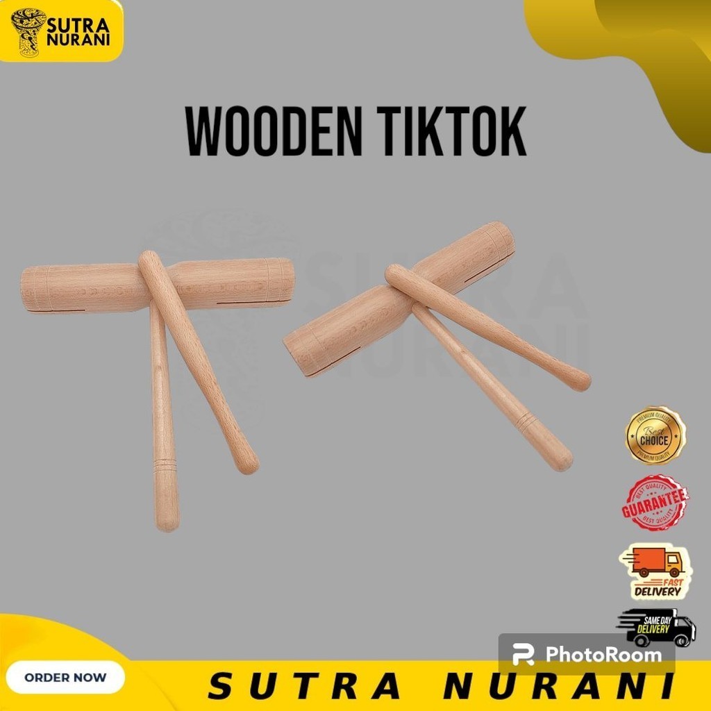 wooden tiktok musical instrument Orff Musical Instrument for ...