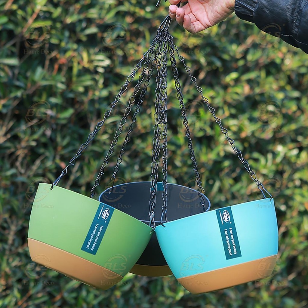 Self-Watering Hanging Pot Garden Planter Flower Pot Hanging Basket Pot ...