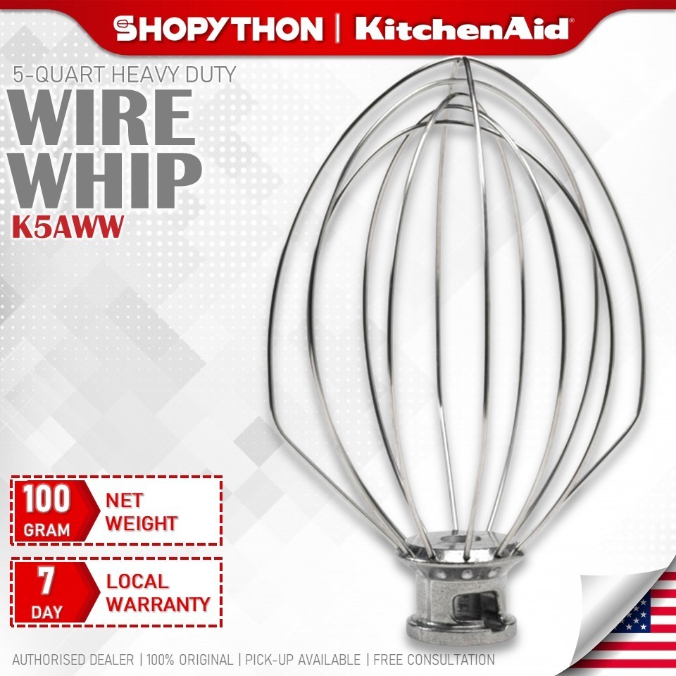 KITCHENAID Wire Whip K5AWW for Heavy Duty Bowl-Lift Stand Mixer KPM5 ...