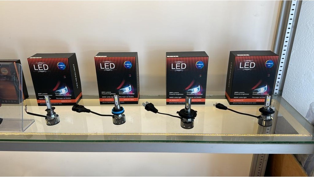LED BULB H1 H3 H4 H7 H11 6500K 55W bright led for head lamp automotive ...