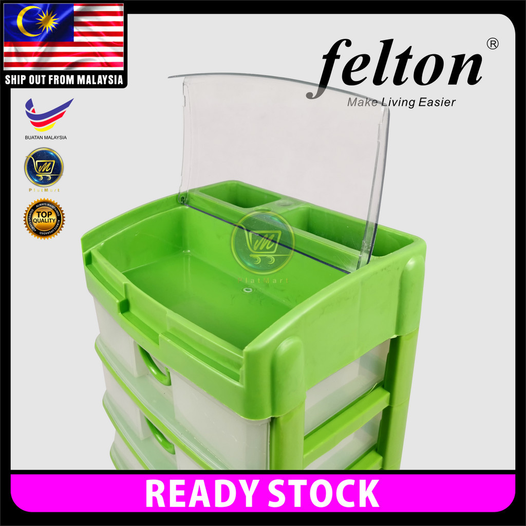PlatMart - [READY STOCK] FELTON 3 & 4 Tier House And Office Drawer ...