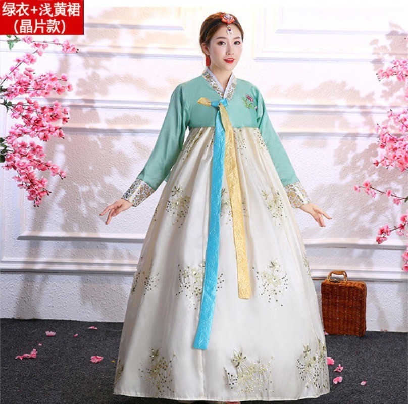 Korean clothing fresh ethnic clothing female Da Changjin adult improved ...