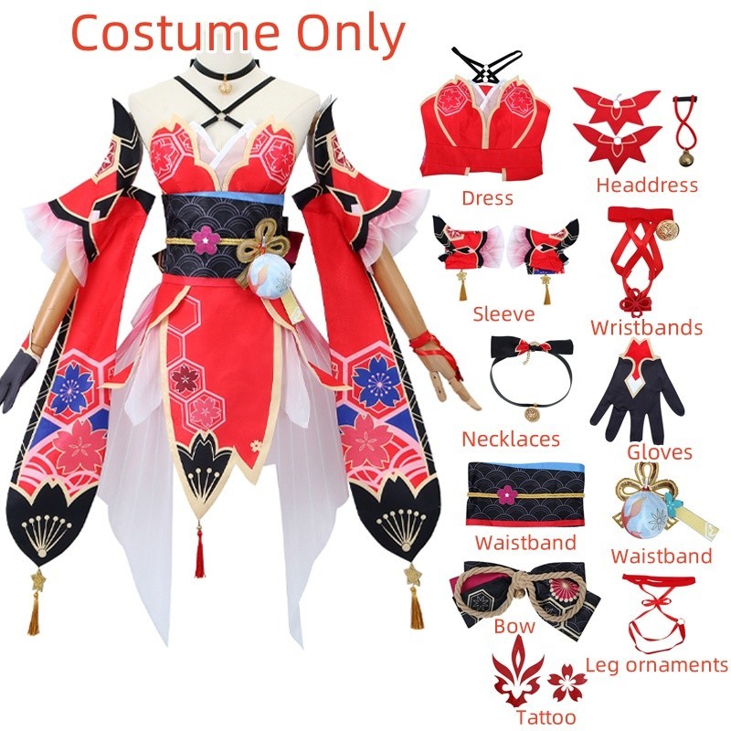 Honkai Star Rail Sparkle Cosplay Costume Full Set Mask Wig Women Role ...
