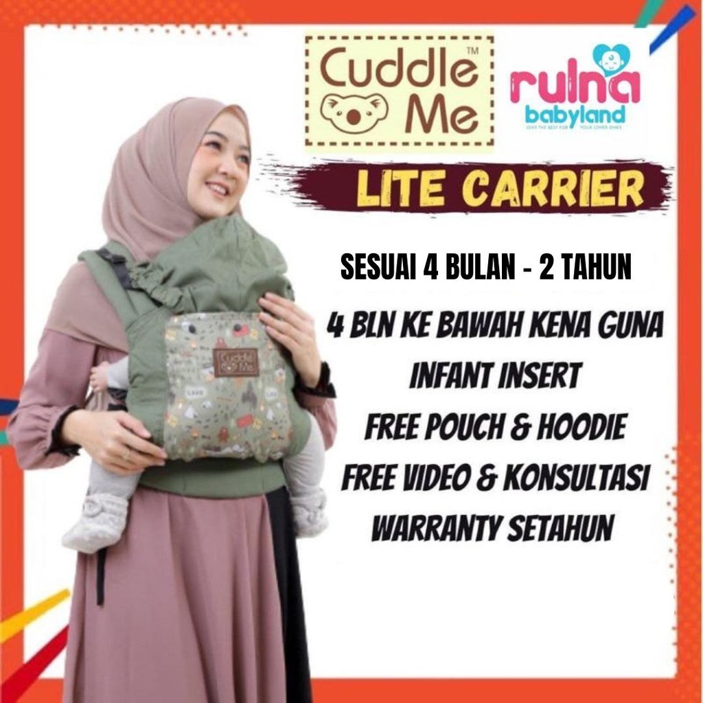 CUDDLE ME LITE NEWBORN BABY CARRIER WITH FREE GIFT | Shopee Malaysia