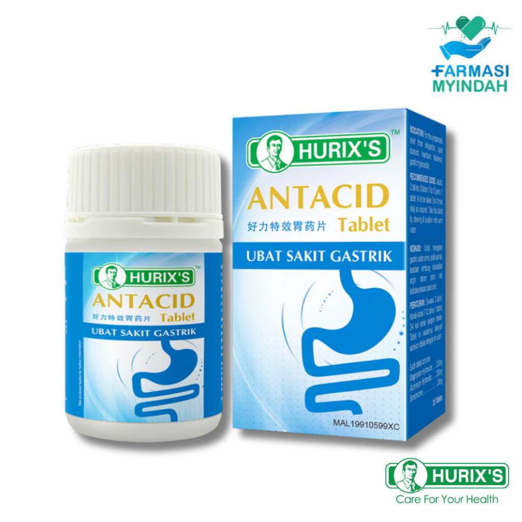 Hurix’s Antacid 20 Tab | Shopee Malaysia