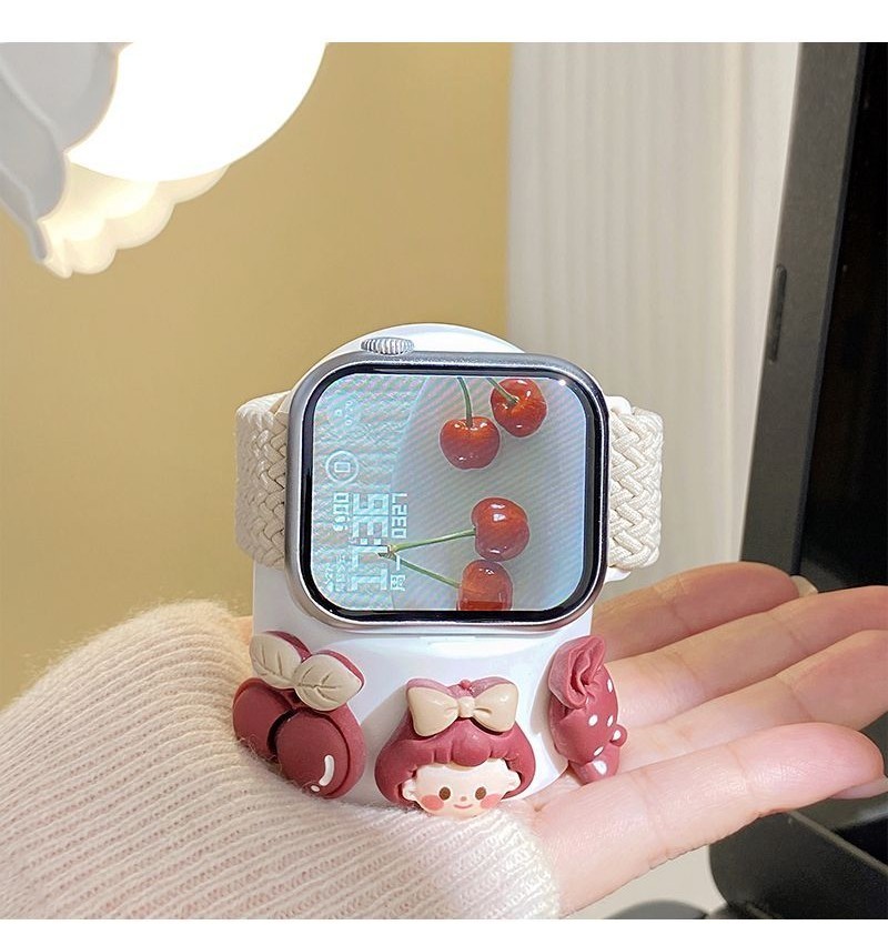 Cartoon Stand for Ap Watch S7 S8 Cute and Creative Charger Holder Round ...