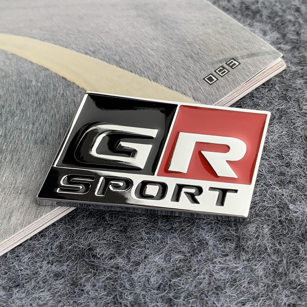 1 Pair Toyota GR GRZOO Car Stickers Triangle Windows Side Window Body ...
