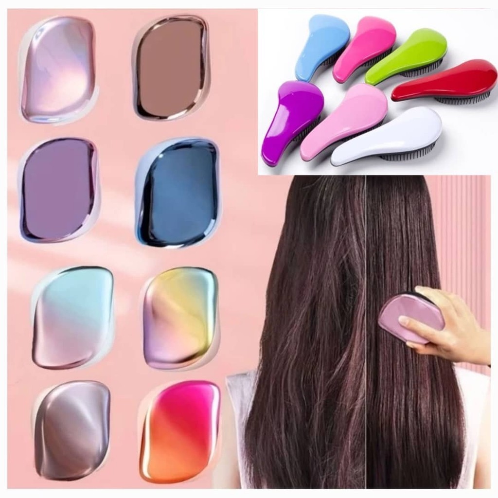 New Handle Tangle Detangling magic Comb hair brush Detangle Comb ...
