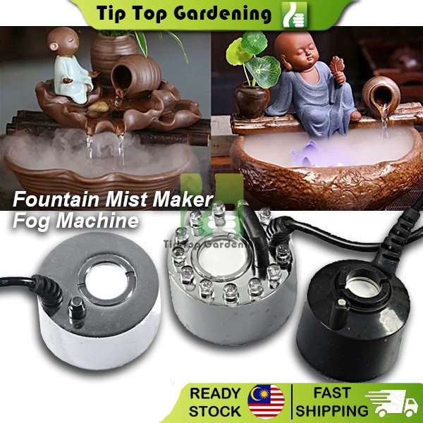 Fountain Mist Maker Mesin Pembuat Kabus Air Pancut Pond Fog Machine Fogger Mister Aquarium ...
