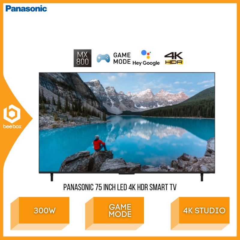 Panasonic UHD 75 inch 4K Smart TV LED MX800 TV 4K HDR Smart TV ...
