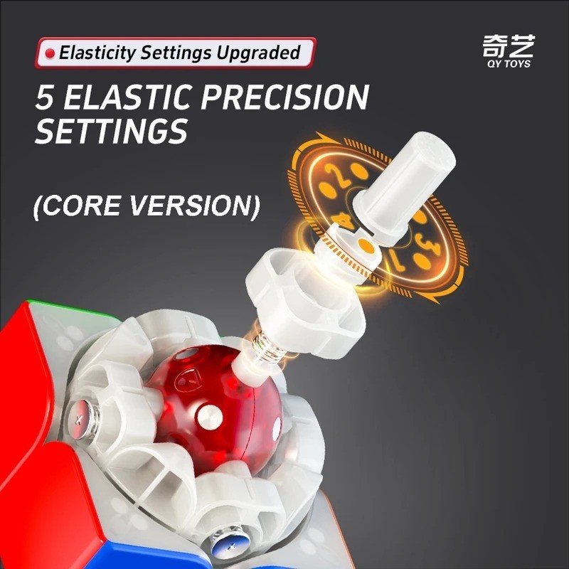 Qiyi M Pro 2x2 Ball-Core Magnetic Speed Cube Puzzle Cube for Adults and ...