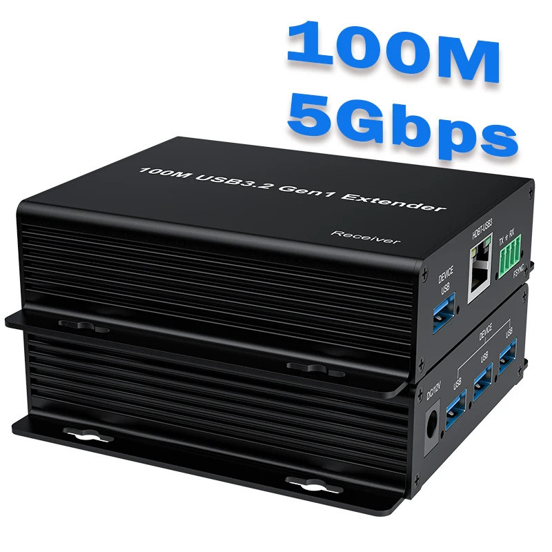 USB3.2 Gen1 Rj45 Extender over Ethernet CAT6 Cable 100M Super Speed USB ...