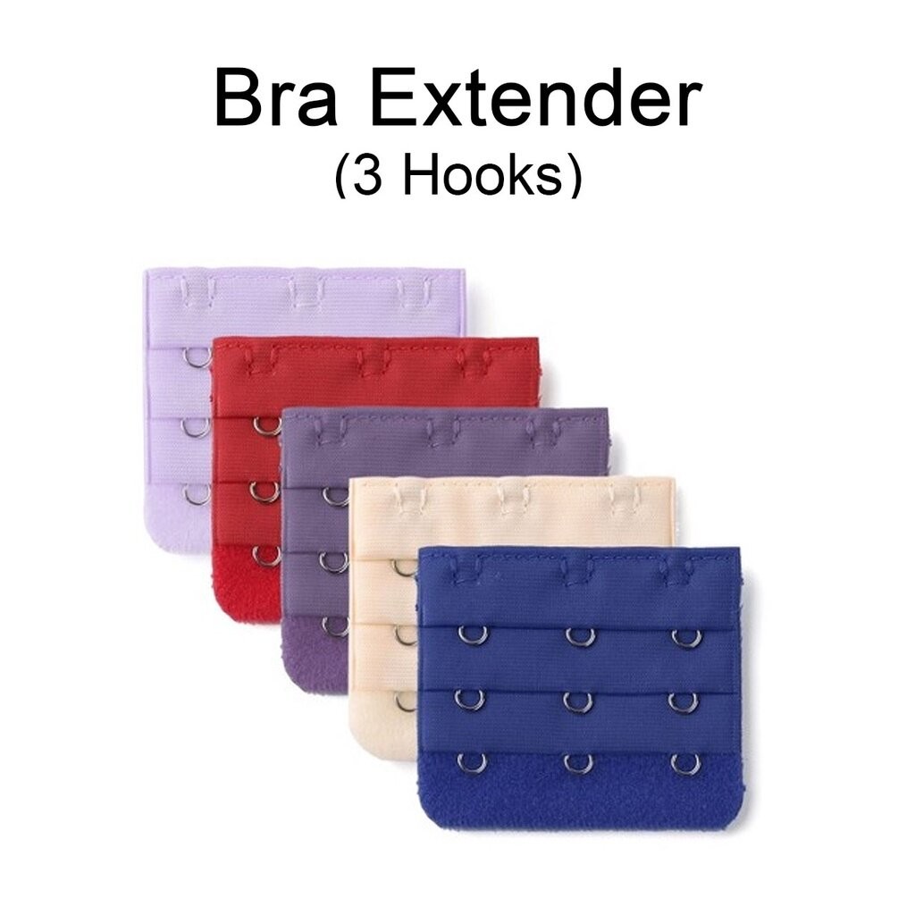 3 Hooks 3 Rows Bra Extender Extension Bras Elastic Back Girdle Nursing ...