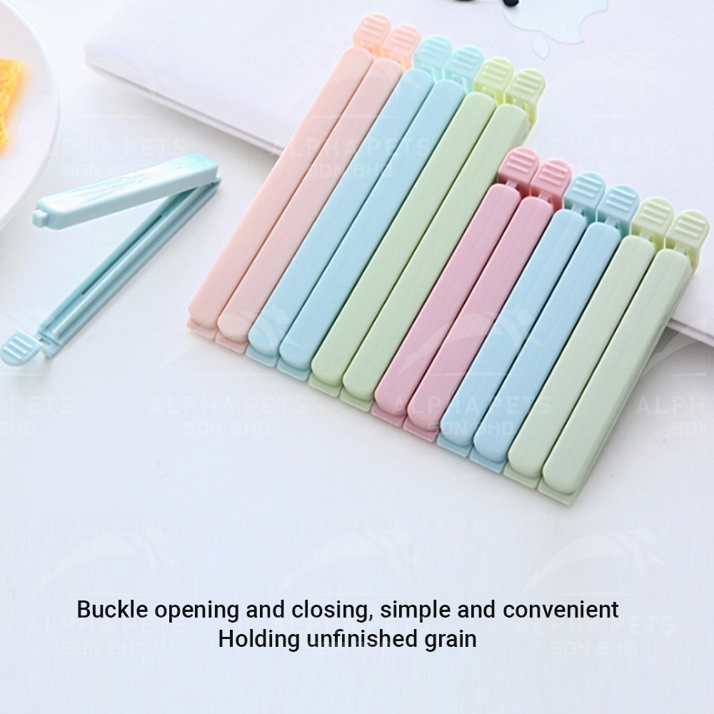 POODEE Portable Sealing Clip Storage Pet Food Snack Sealer Plastic Cat ...