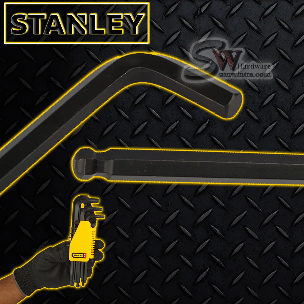 Stanley 9PC BALL POINT HEX KEY SET - LONG ARM #69-256 | Shopee Malaysia