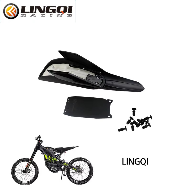 LINGQI RACING Motorcycle SURRON Reift Parts Rear Wheel Fender With Seat Cushion Side Panel For ...