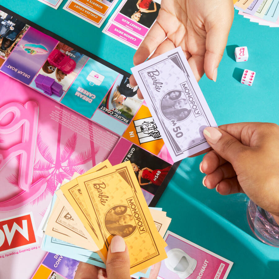Monopoly Barbie Edition Board Game: Glamorous and Fun Property Trading ...