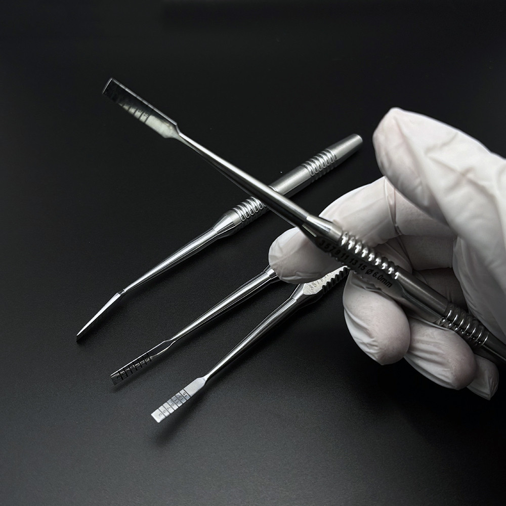 4Pcs/Set Dental Implant Tool Dental Ochsenbein Chisel Tooth Bone Knife Bone Split Grafting ...