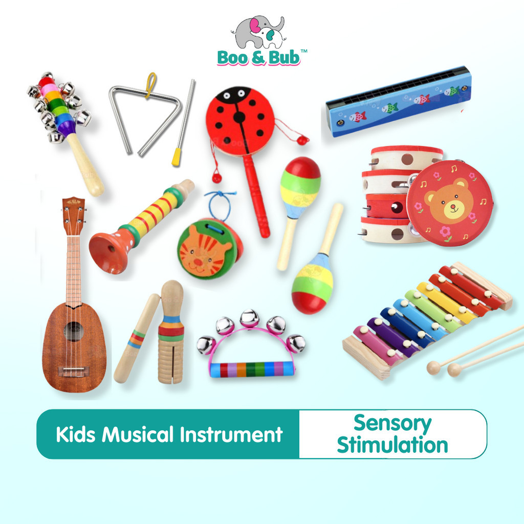 Baby Kids Wooden Musical instrument Educational Montessori Early ...