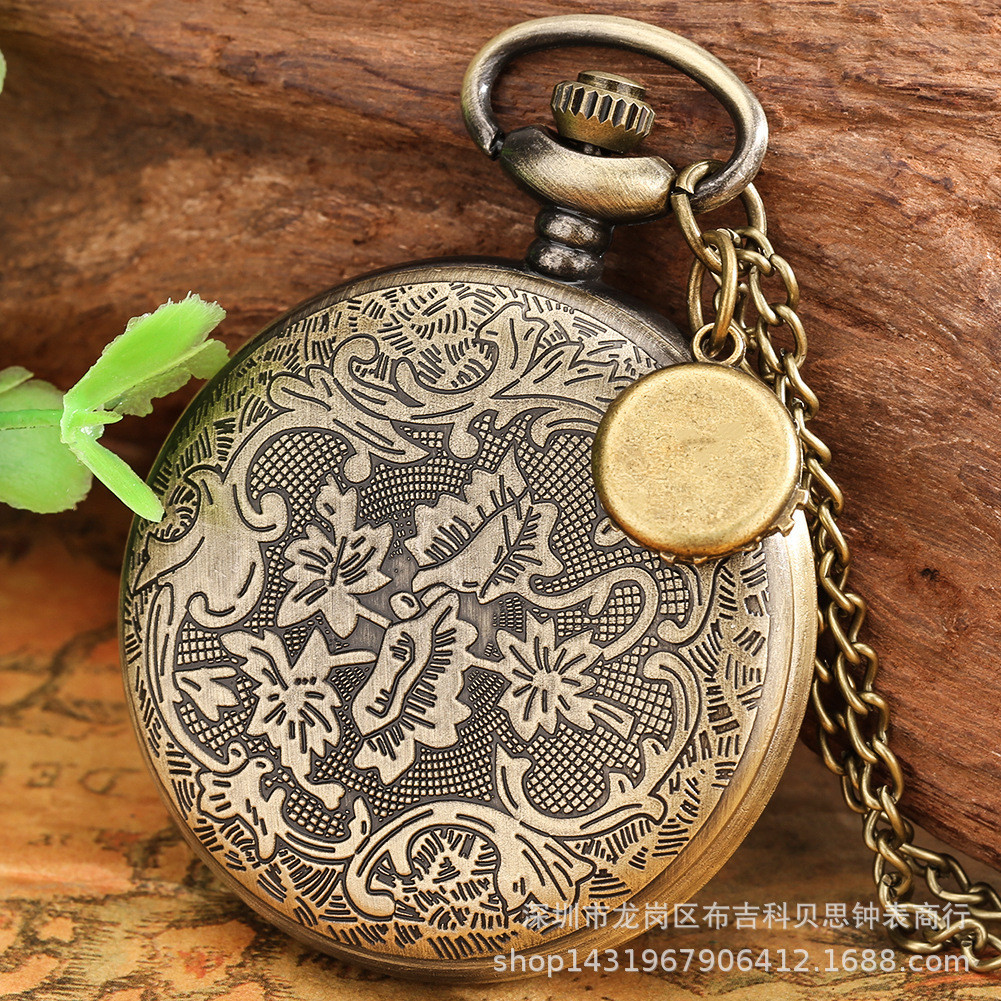 New Hot Sale Big Pocket Watch Various Retro Gear Pattern Pocket Watch ...