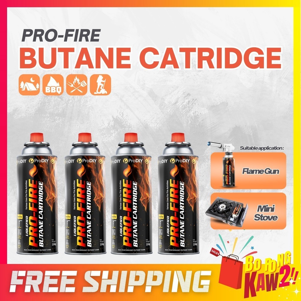 2pcs 4pcs High Quality Butane Gas Can for Flame Gun Mini Camping Stove ...