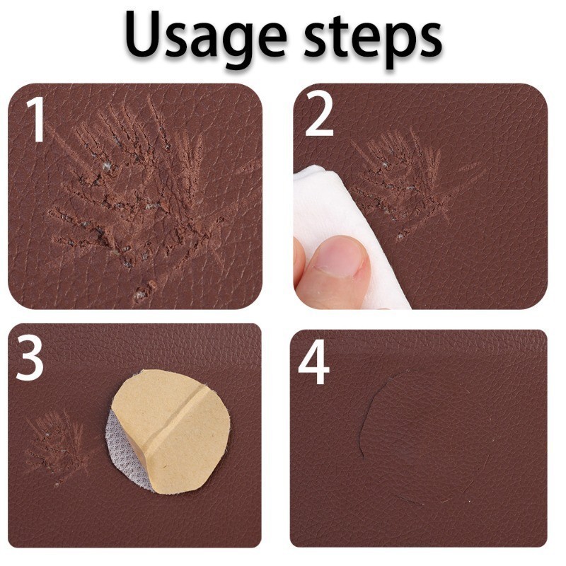 Self Adhesive PU Leather Sticker For Sofa Repair Furniture Table Chair ...