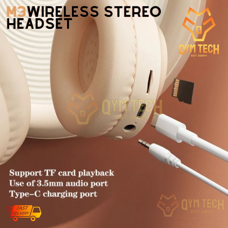 M3 Wireless Stereo Headset | Shopee Malaysia