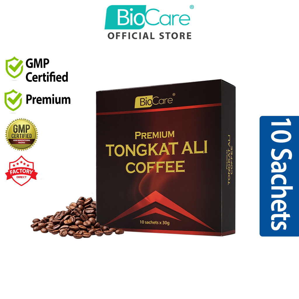Biocare Tongkat Ali Coffee 30g x 10 sachets | Shopee Malaysia