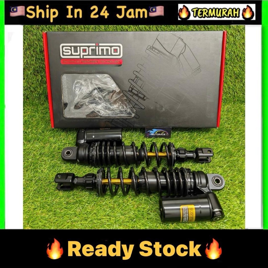 Yamaha Xmax Absorber Dual Adjustable Gas Black Gold Series 345mm ...