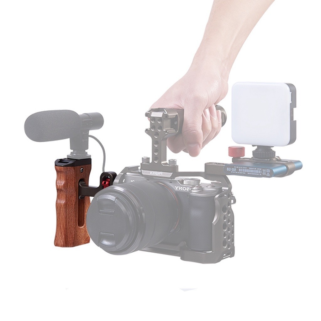 XT-XINTE Mini Camera Side Handle Handgrip with 1/4 Screws Mount for ...