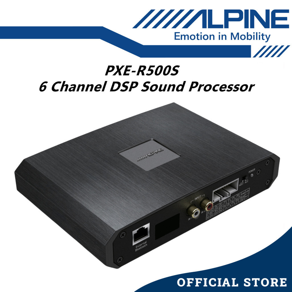 Alpine 6 Channel DSP Digital Signal Processor Built In Amplifier 6ch ...