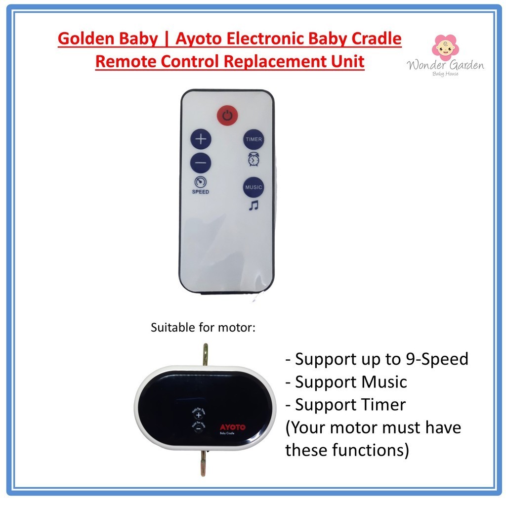 Golden Baby Electronic Baby Cradle Remote Control Replacement Unit ...