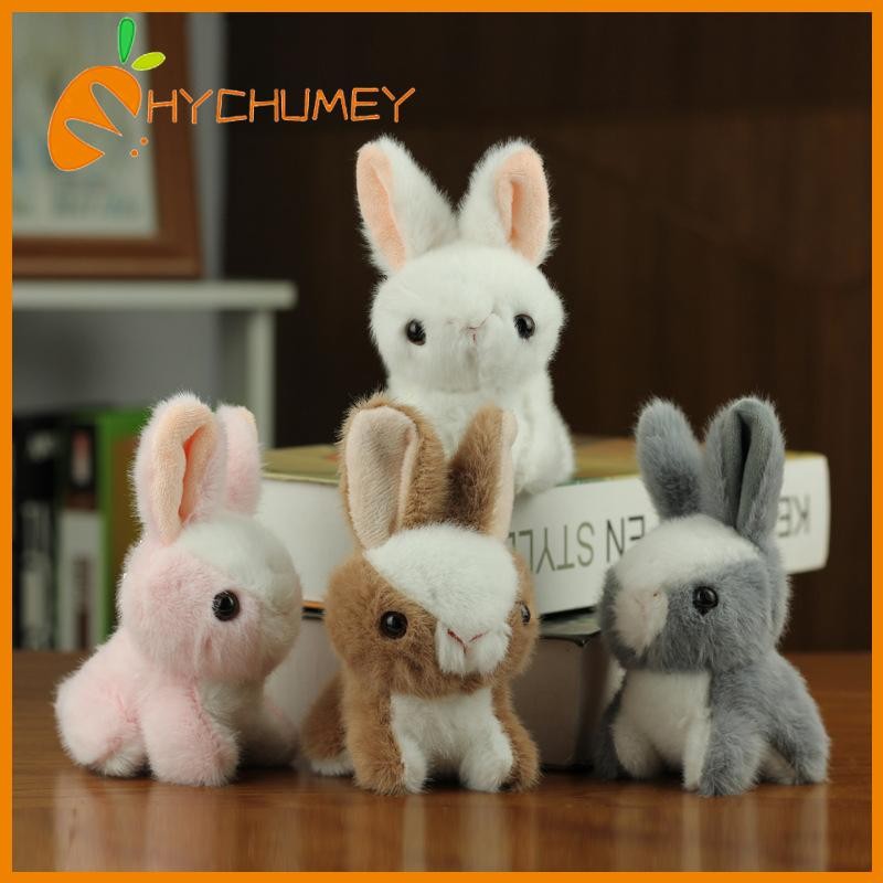 And Soft Fluffy Rabbit Keychain Plush Bunny Toy Bag Accessory For Gifts ...