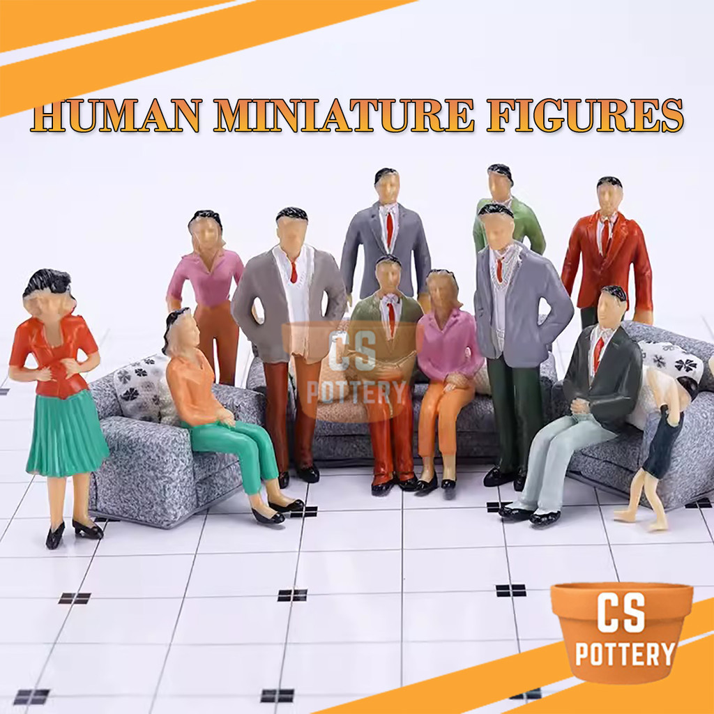 (1pc) Human Miniature Figures Diorama Figurine Tiny People Painted ...